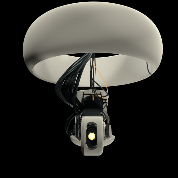 free glados 3d model