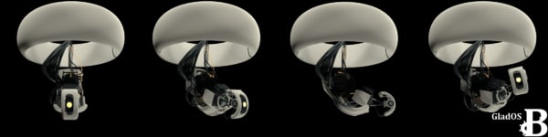 free glados 3d model