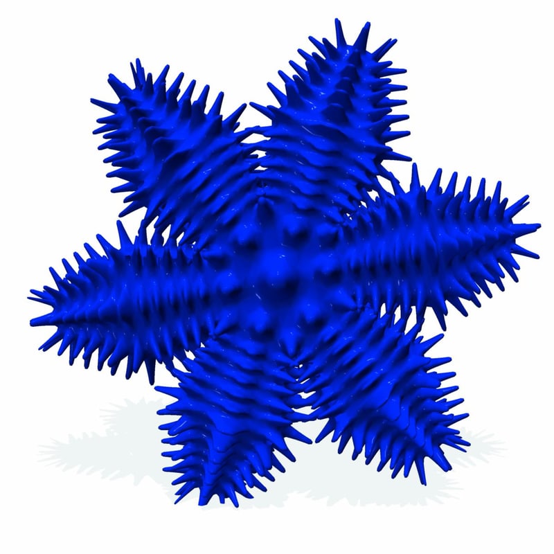 radially snowflake dxf free