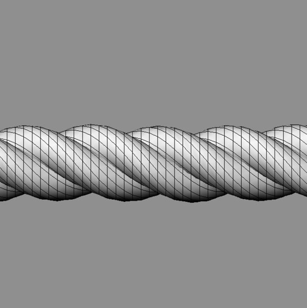 3d rope model