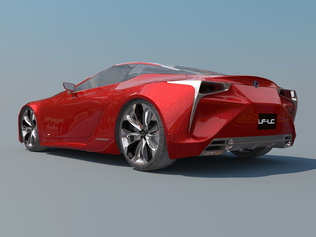 lexus lf-lc 3d max
