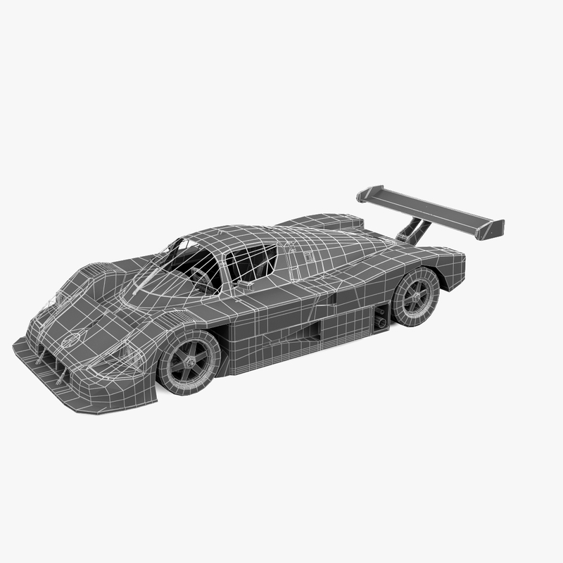 3d racing cars 5 model