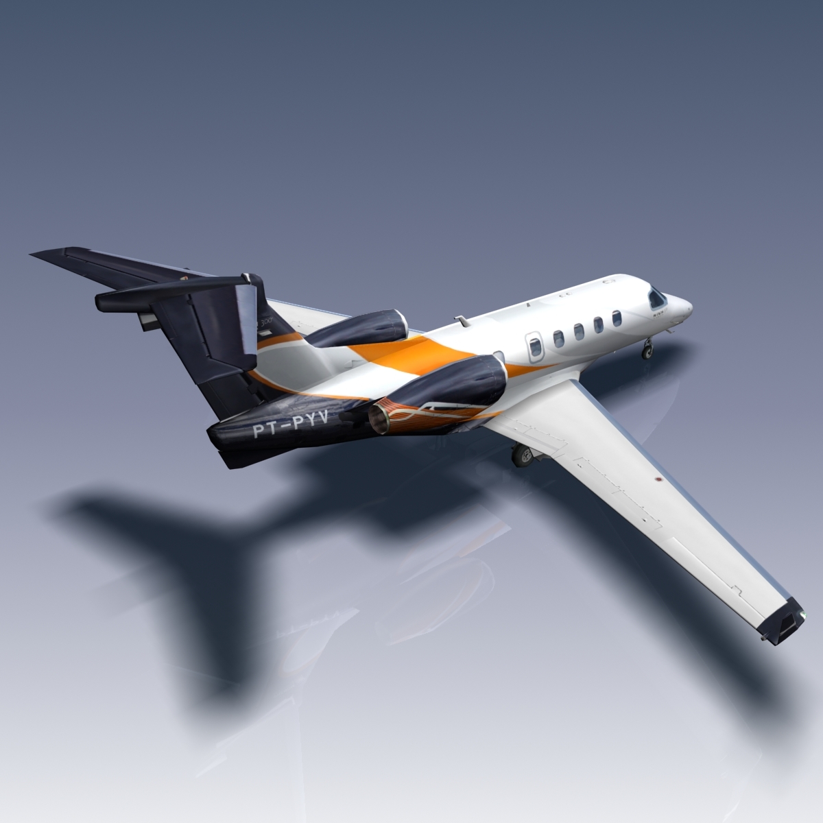 3dsmax phenom 300 embraer