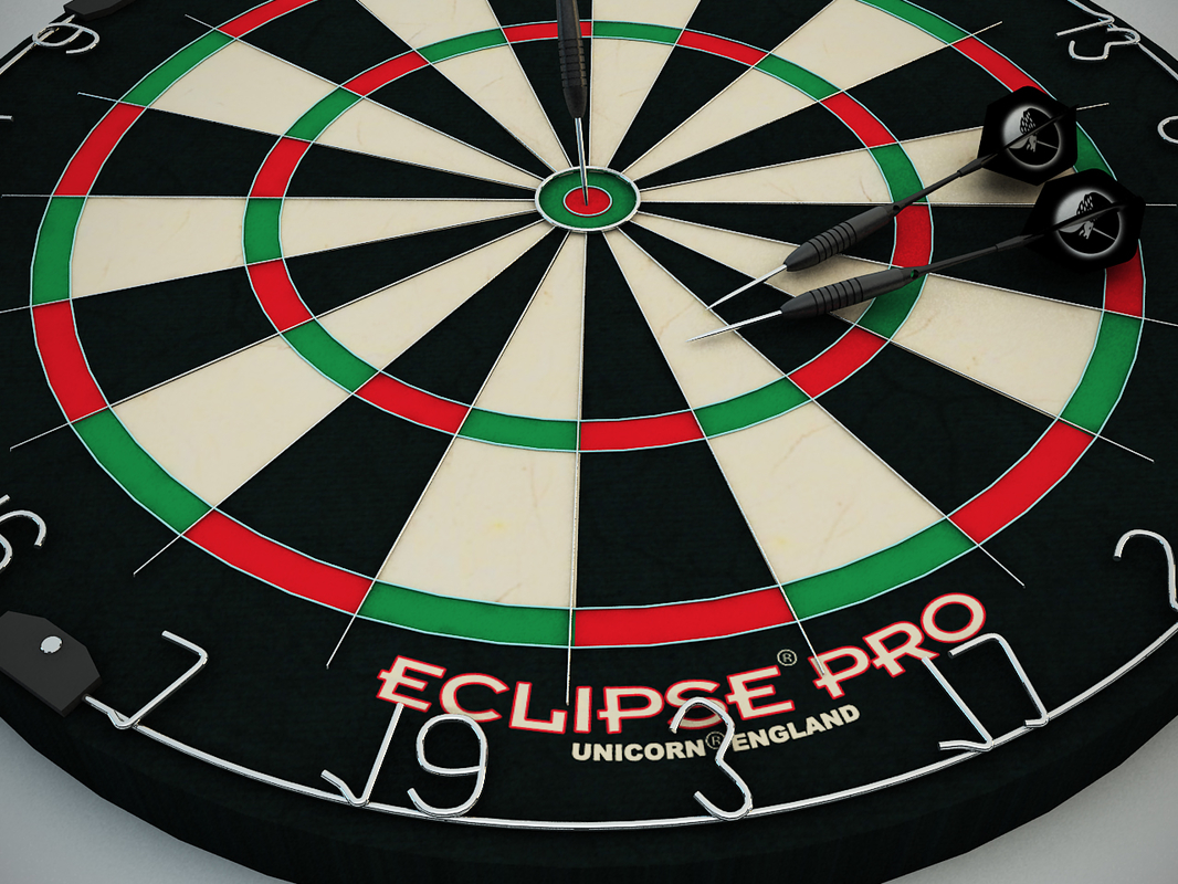 3d model unicorn eclipse pro dartboard