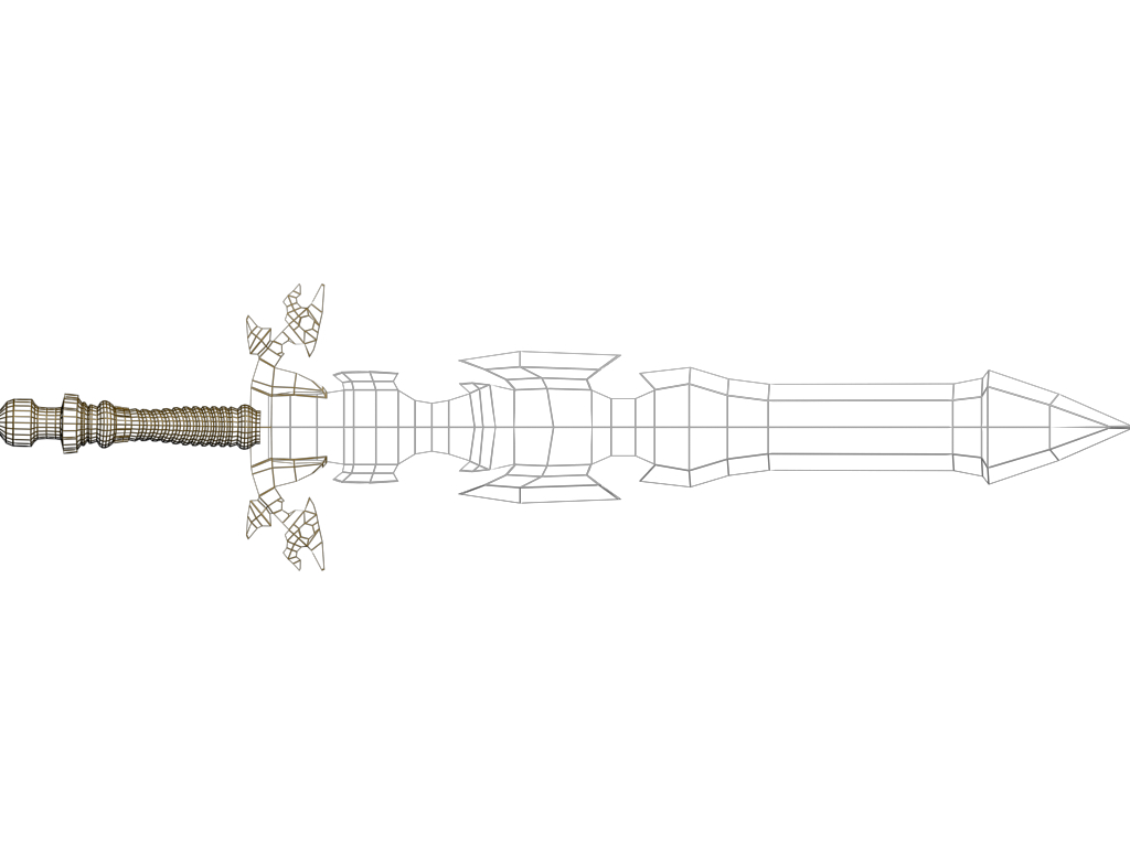 blade sharp sword dxf
