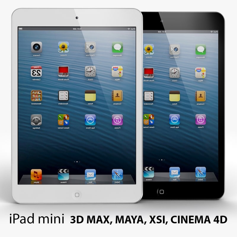 3d model apple ipad mini