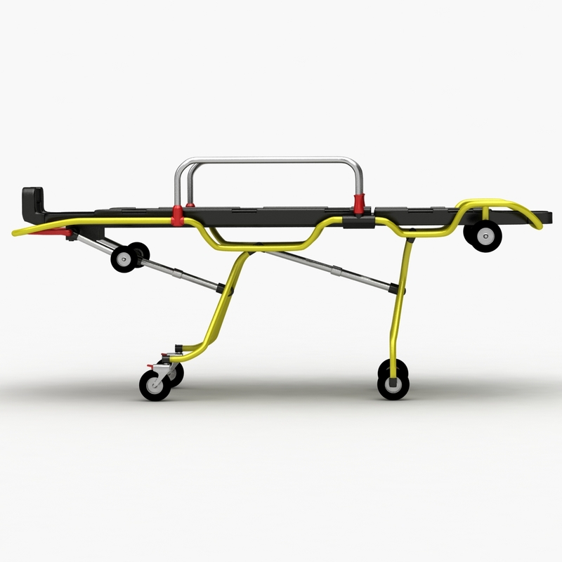 rolling stretcher 3d model