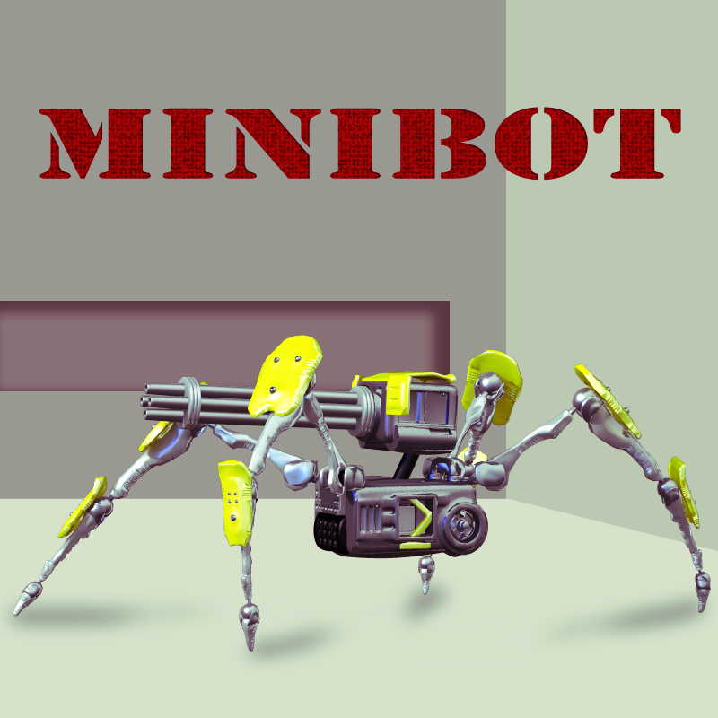 minibot bot 3d obj