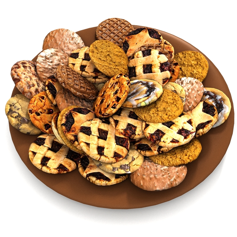 max pies cookies plate