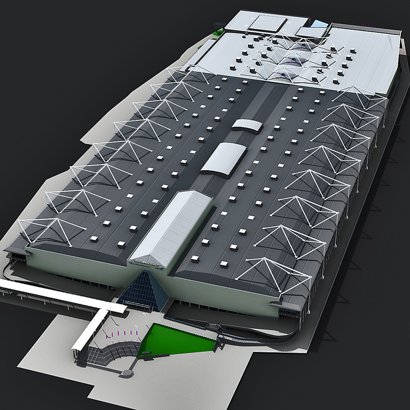 3d model excel arena london