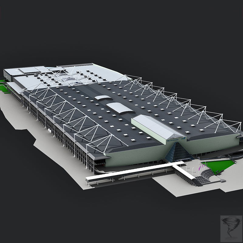 3d model excel arena london