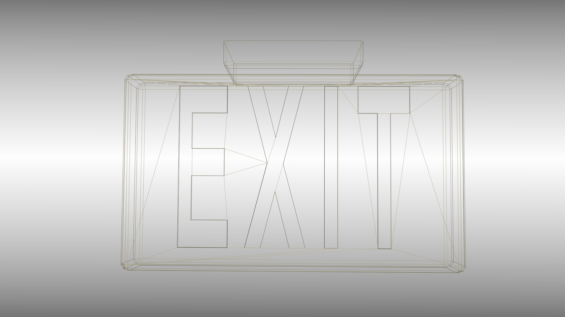 3d exit light