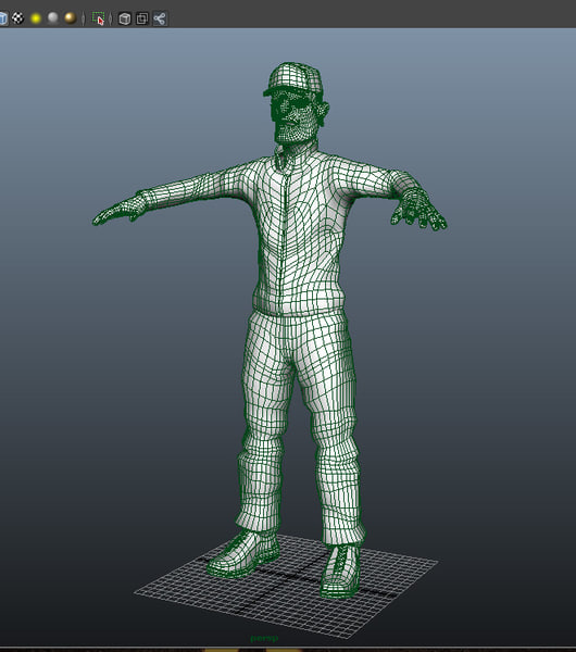 3d guy man model