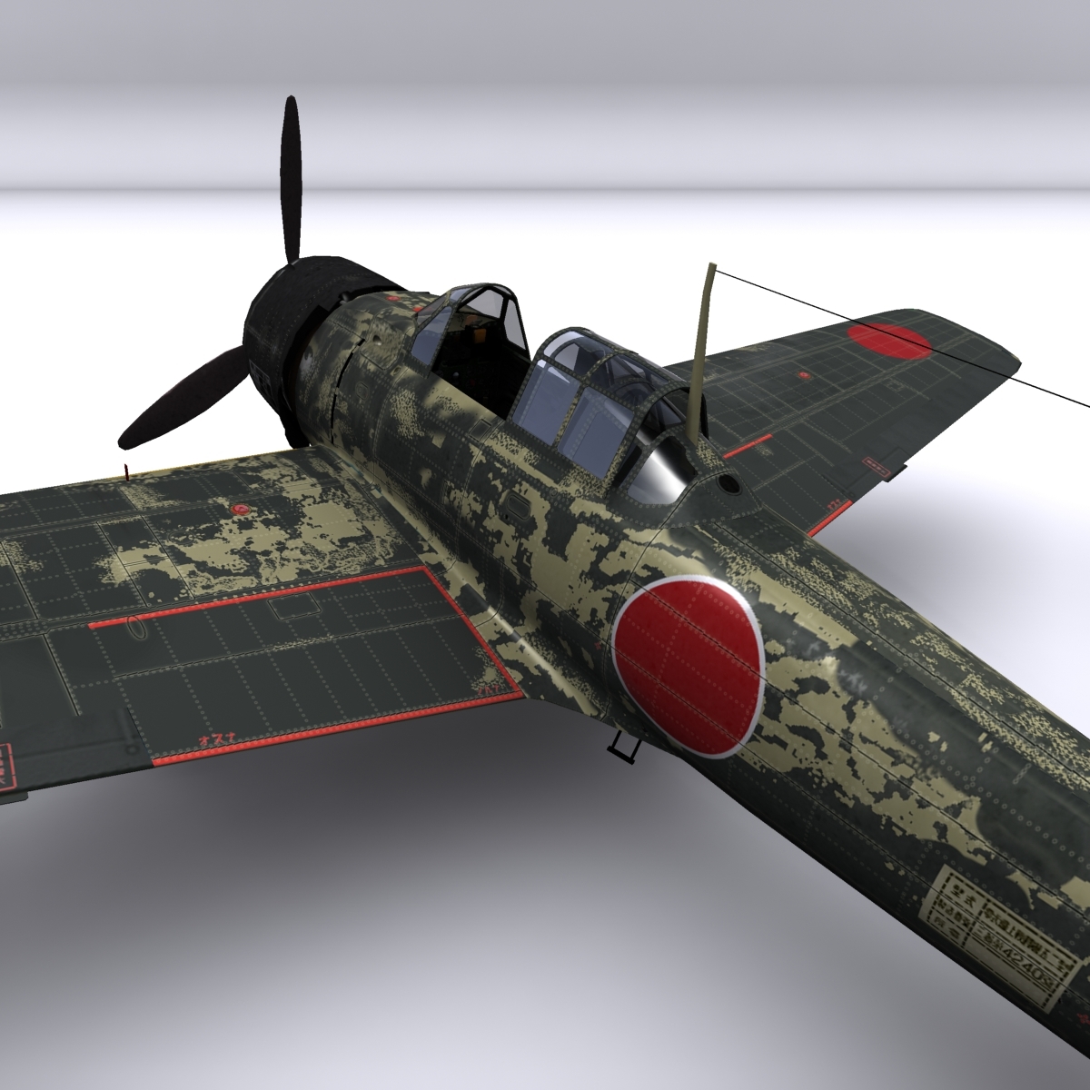 a6m zero fighter a6m3 3ds