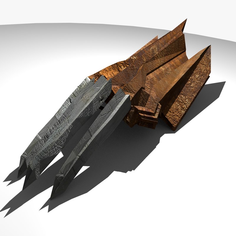 3d model fantasy claw weapon