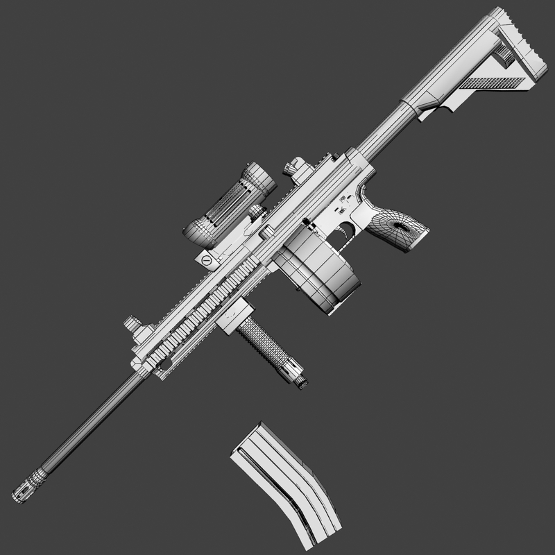 3d model m27 iar