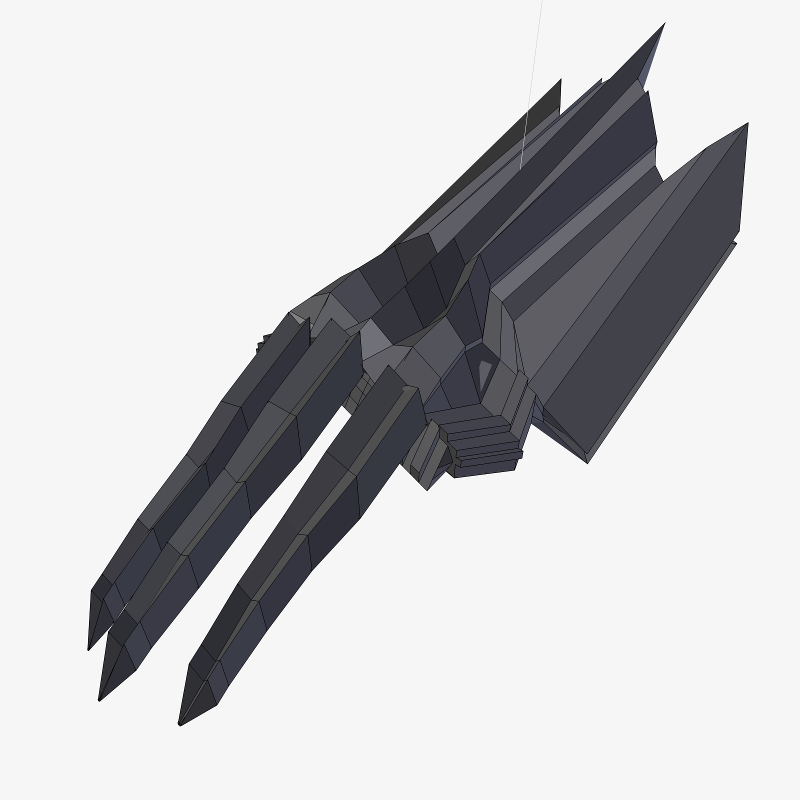 3d model fantasy claw weapon