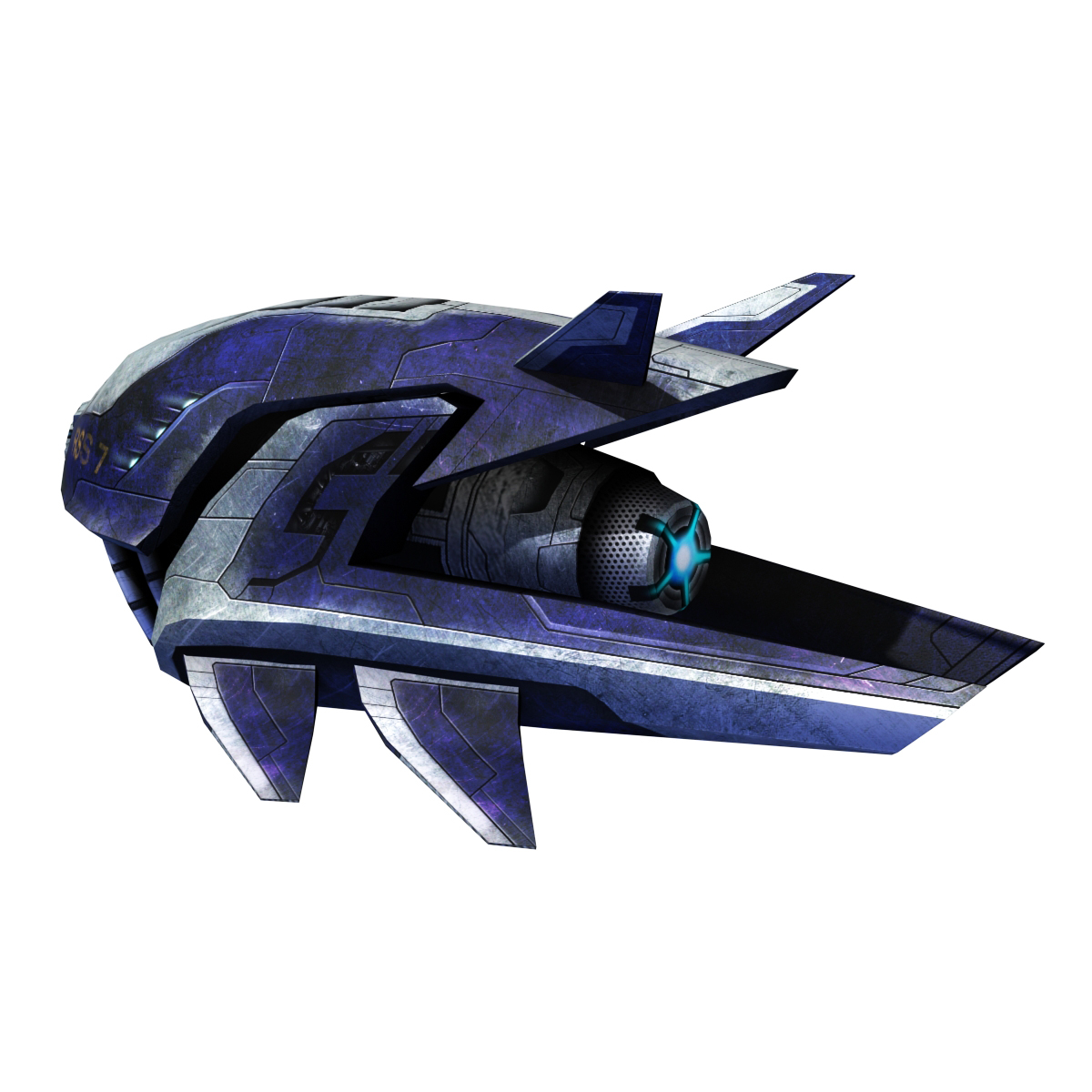 3d model spaceship design