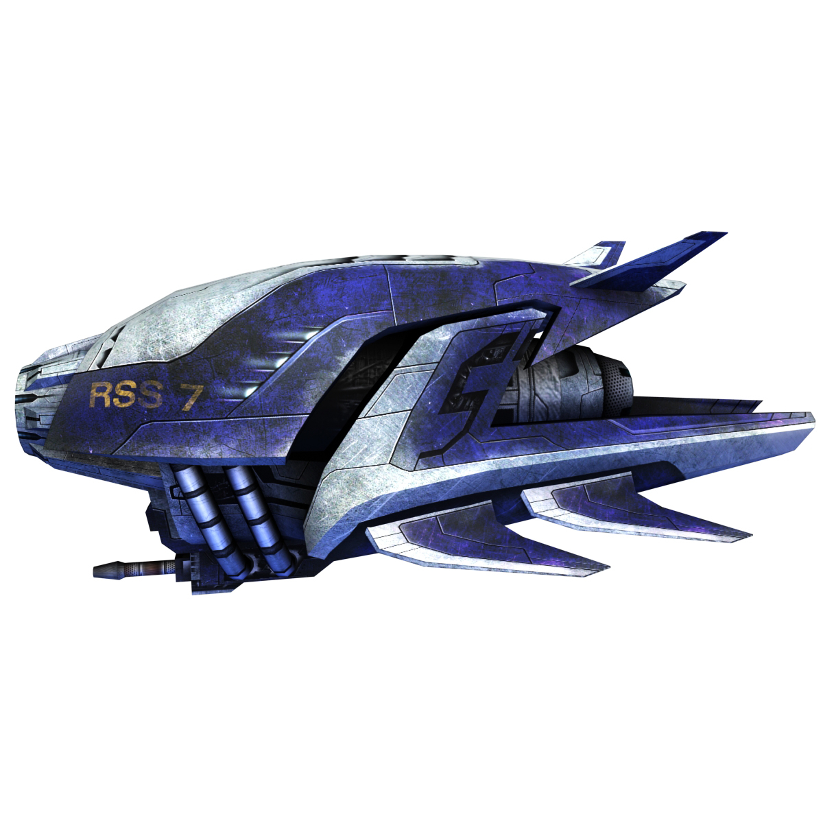 3d model spaceship design