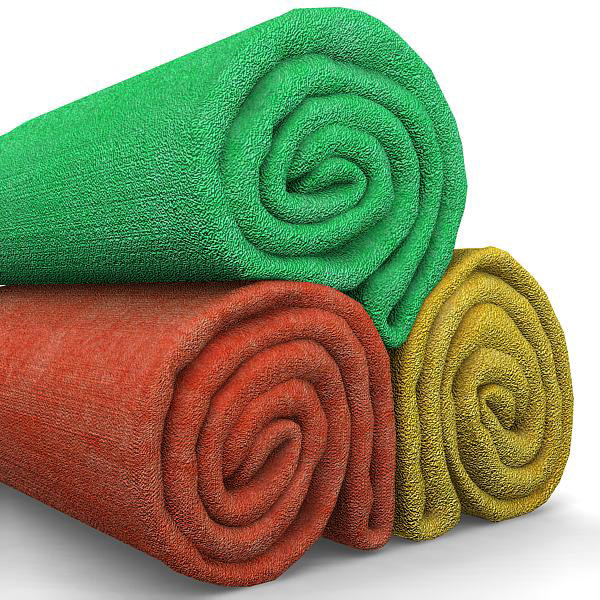 towel roll 3d model