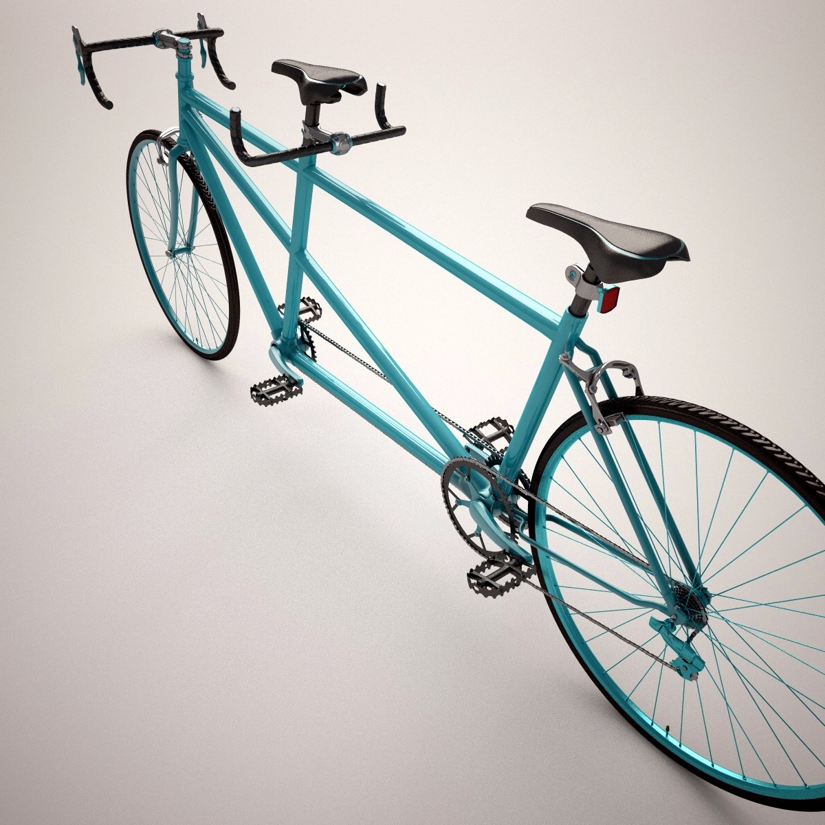 3d tandem bicycle model