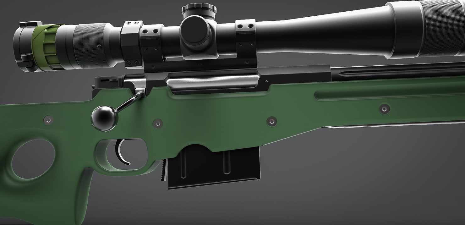 modern sniper rifles obj