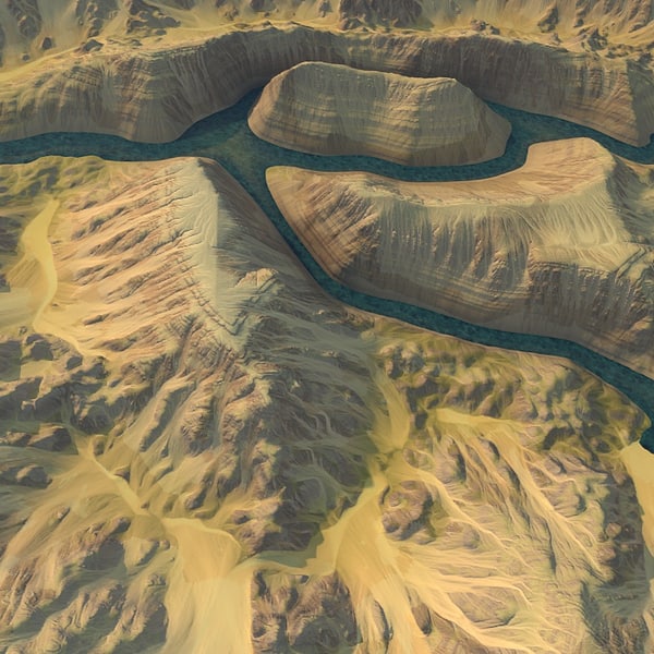 3d mountain maps terrain