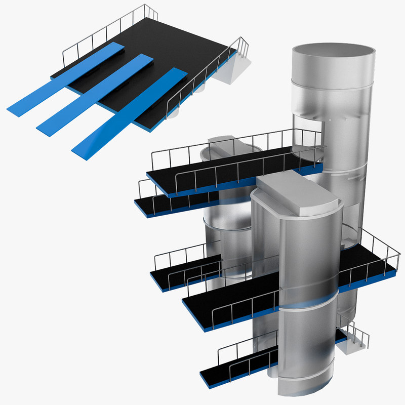 maya diving tower ramp
