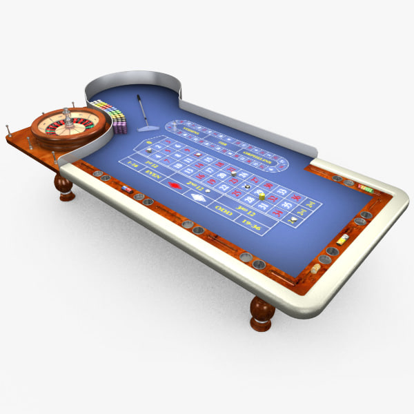 modelo 3d Casino - Ruleta - Azul - TurboSquid 706490