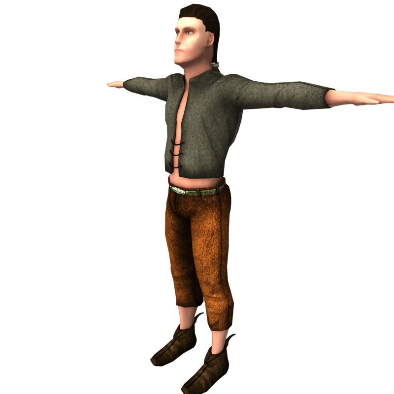 3d model man