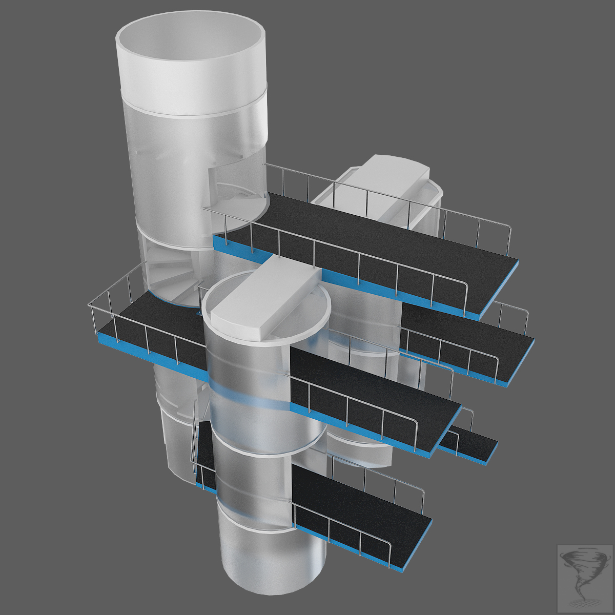 maya diving tower ramp