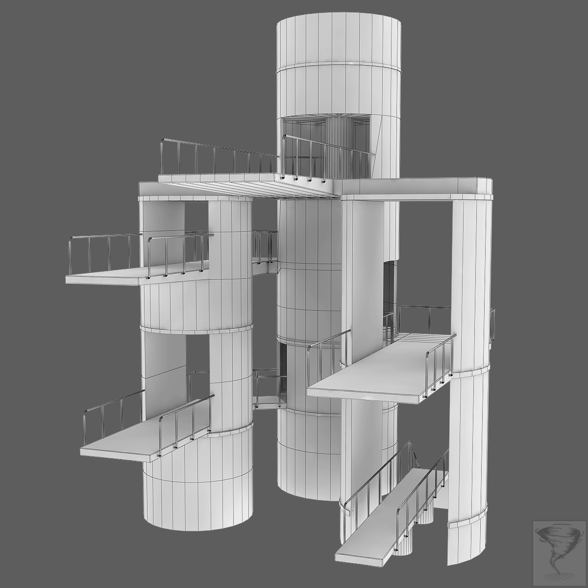 maya diving tower ramp