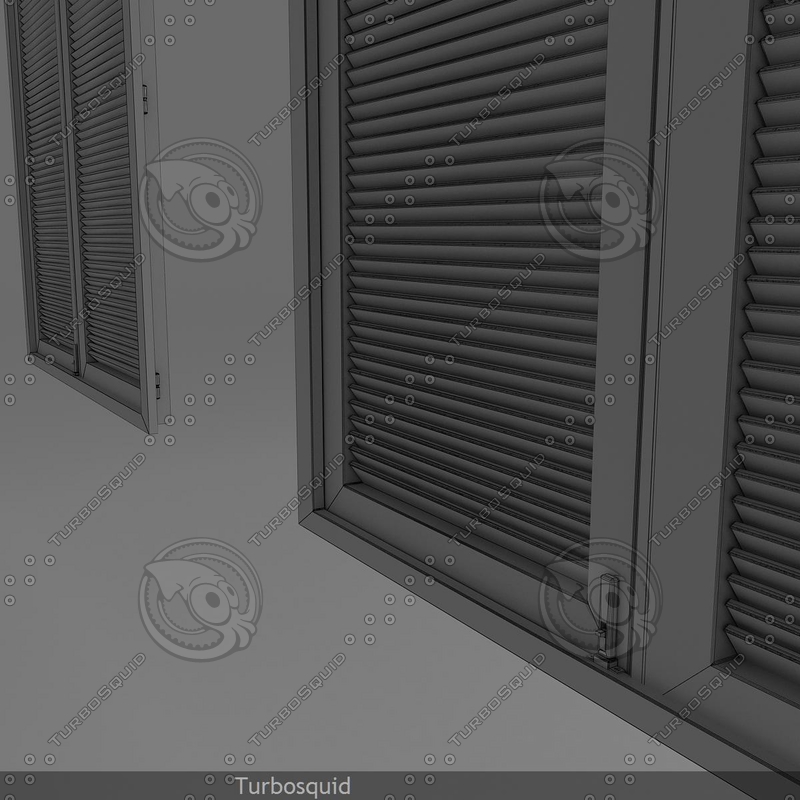 3d window blind model