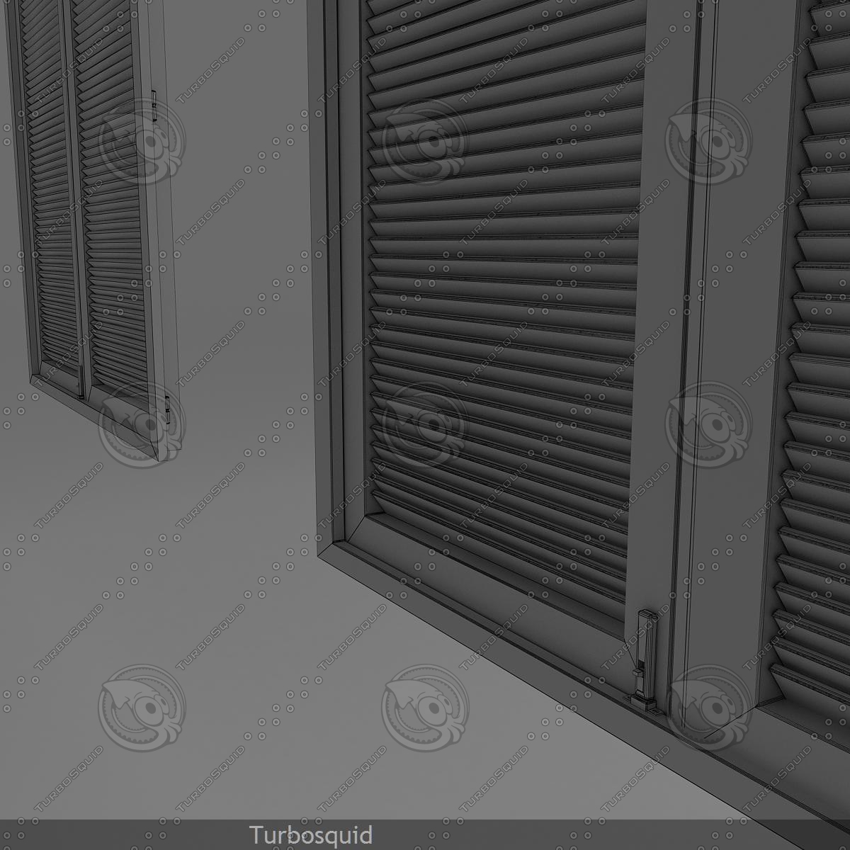 3d window blind model
