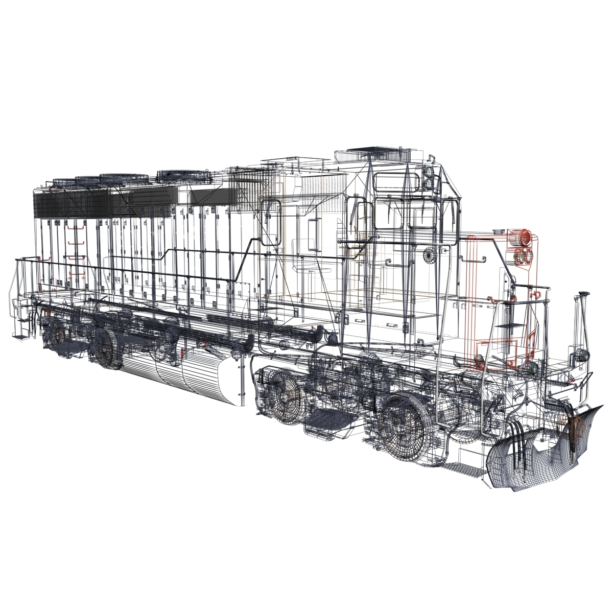 emd gp40-2 railroad engines max