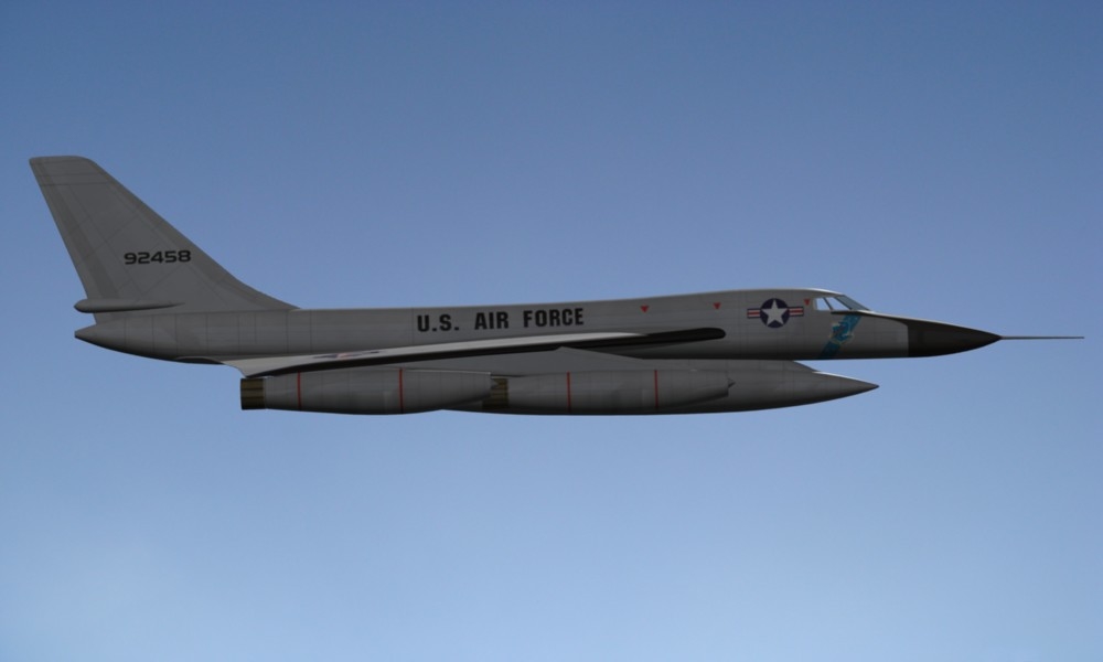 convair hustler 3d model