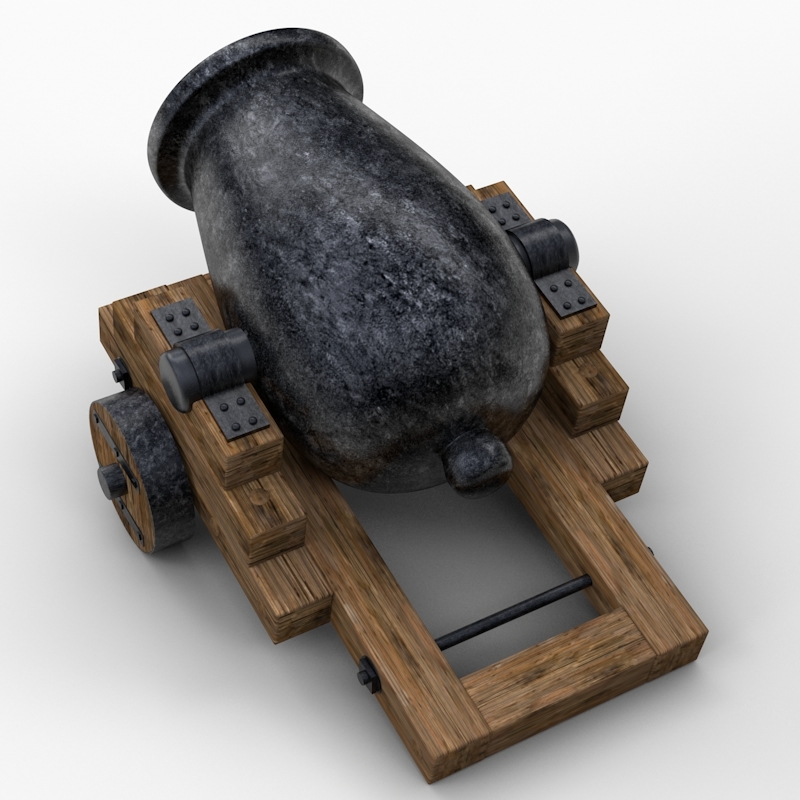 3d cannon limber model