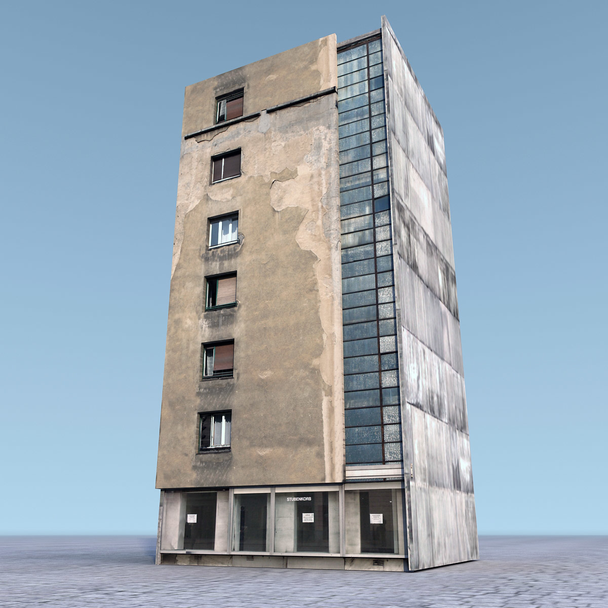 residential building 3d model
