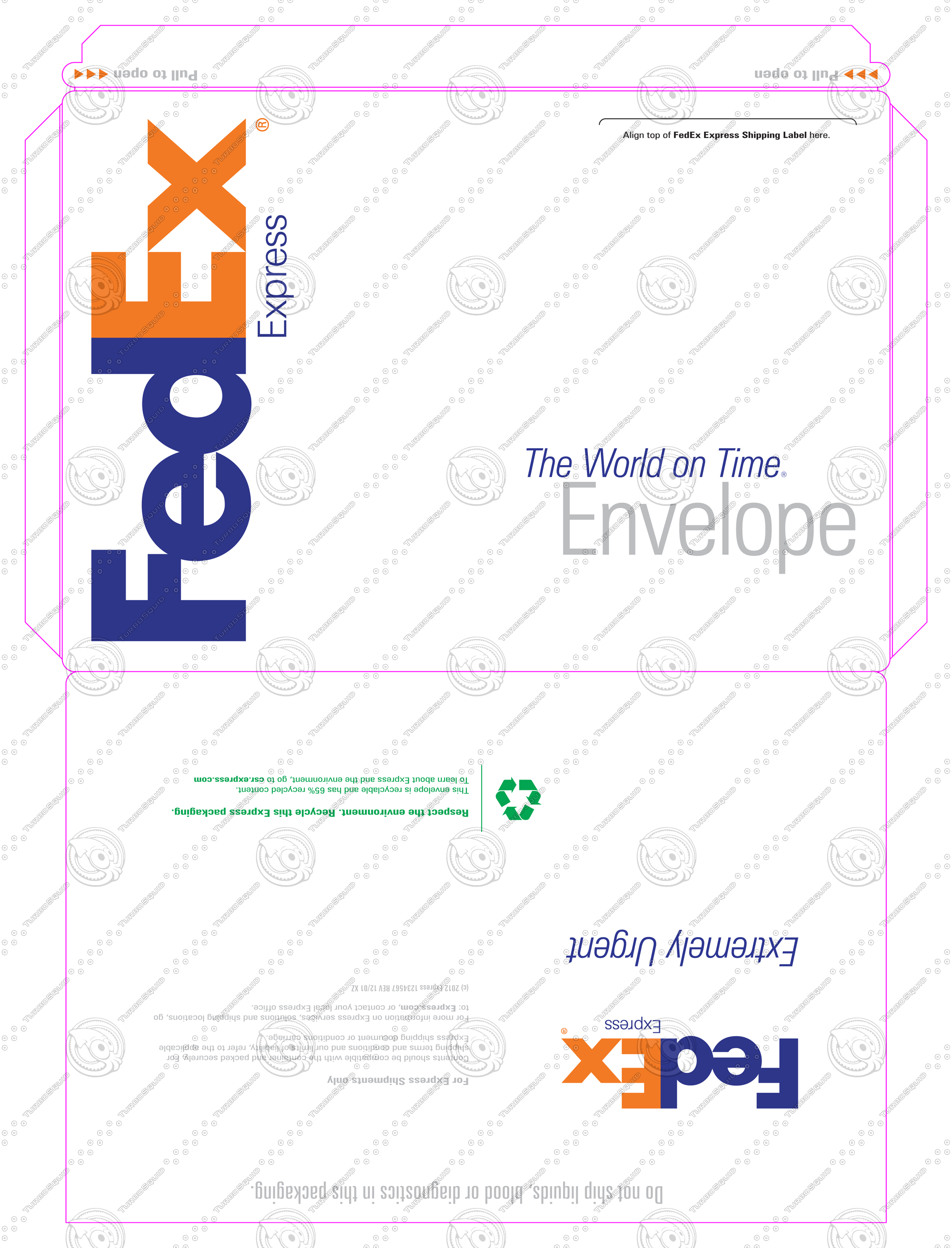 3d express envelope
