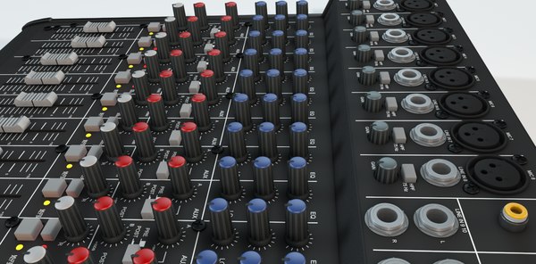 music mixer 3d model
