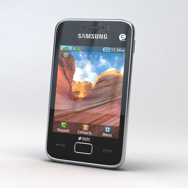 3d model of samsung star 3 duos