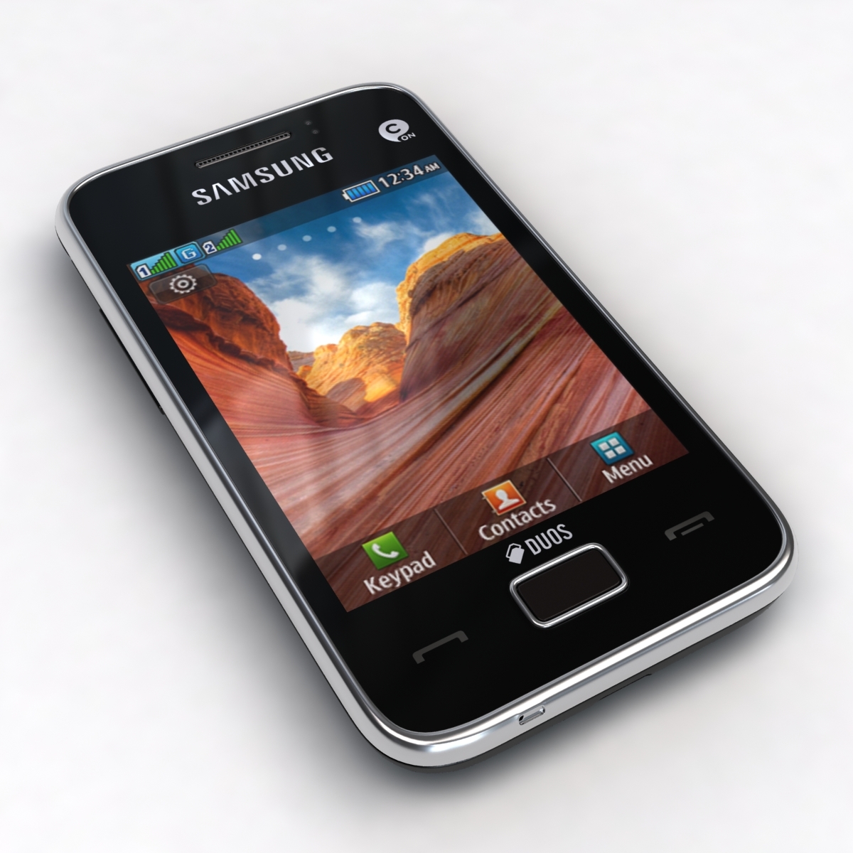 3d model of samsung star 3 duos