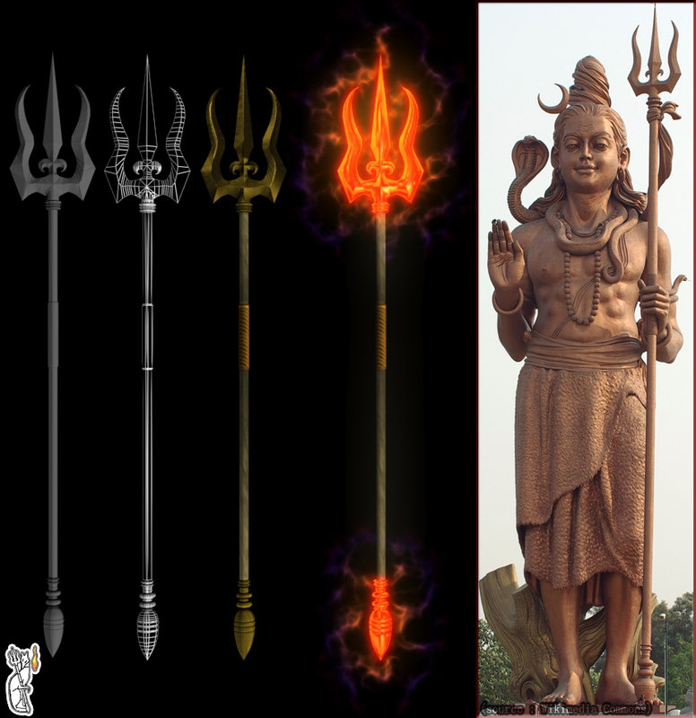 Modello 3D Trishula gratuito - TurboSquid 707200