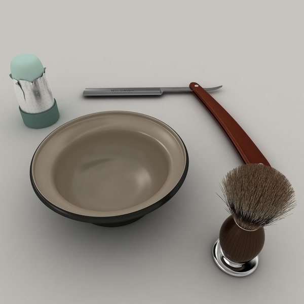 3d model razor shaving