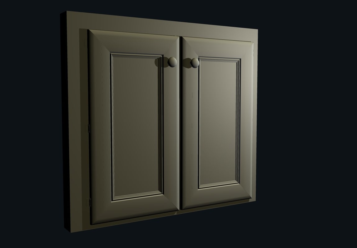 3d interior cabinet model