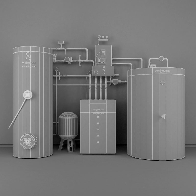 3d heating systems 2 model