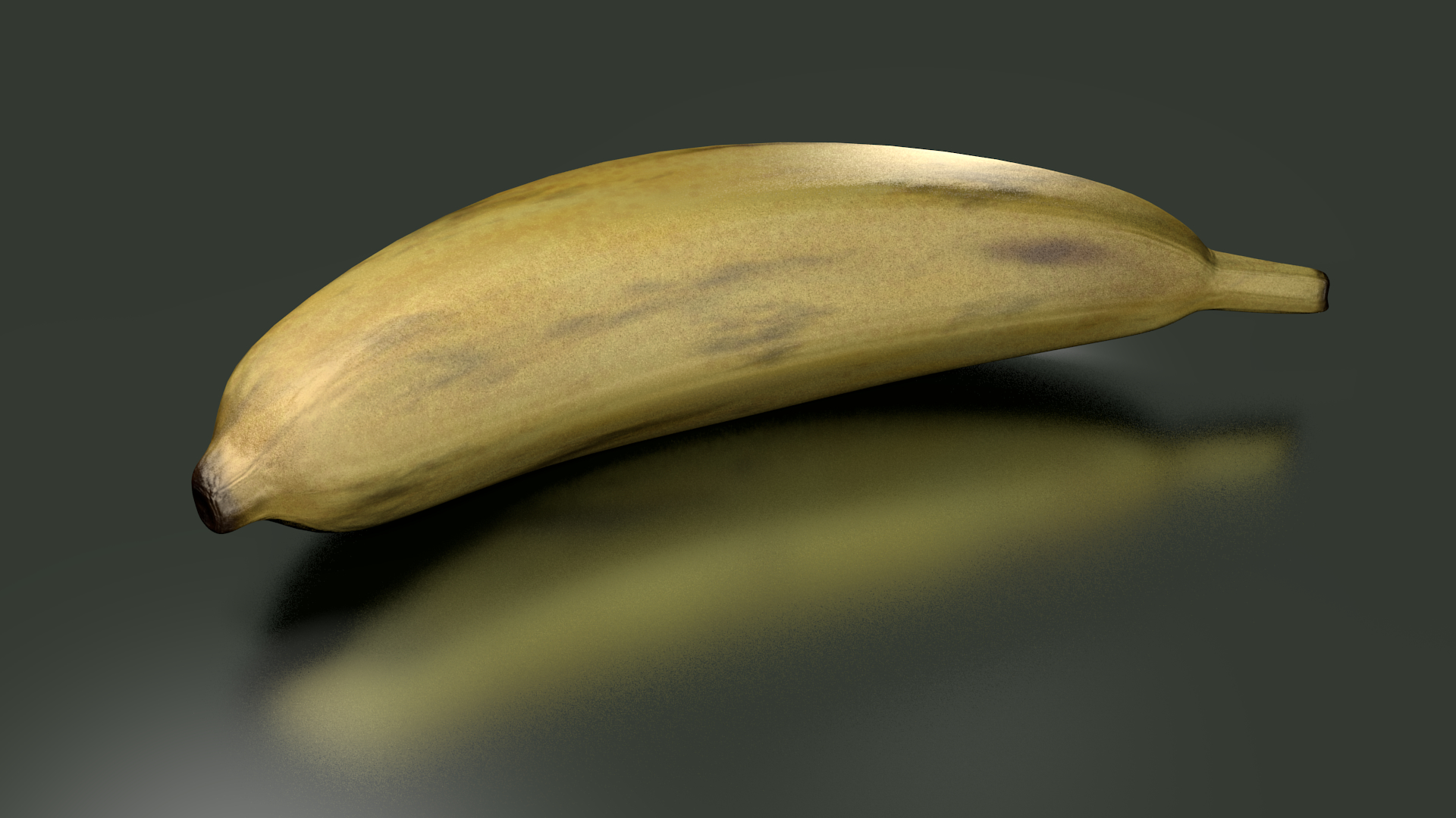free obj mode banana fruit