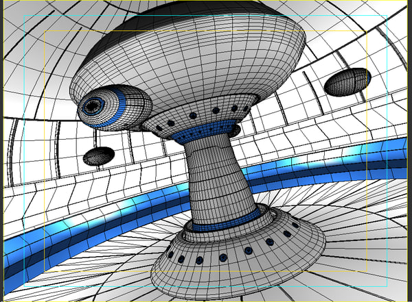 doom interior sci 3d model