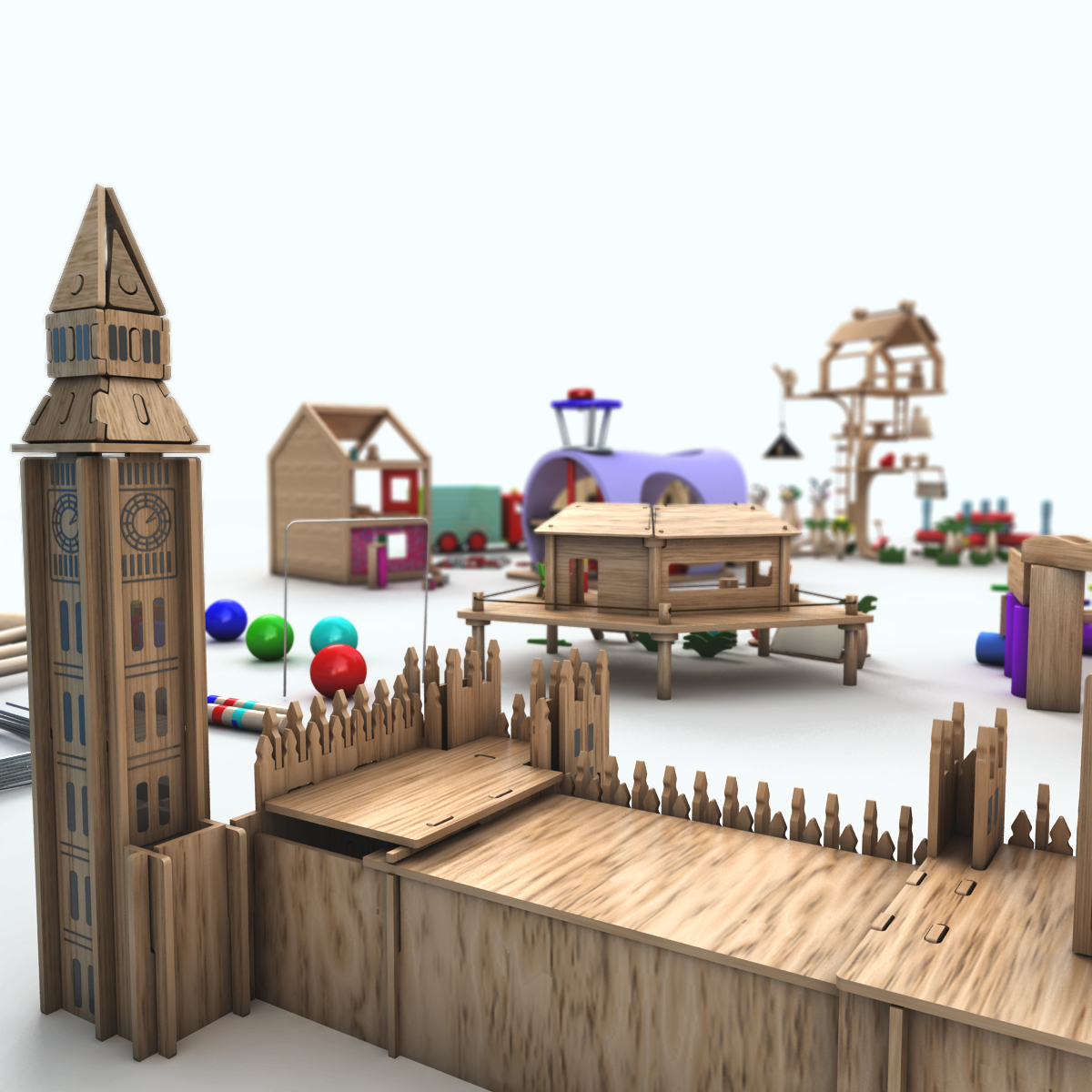 complete toys 3d model