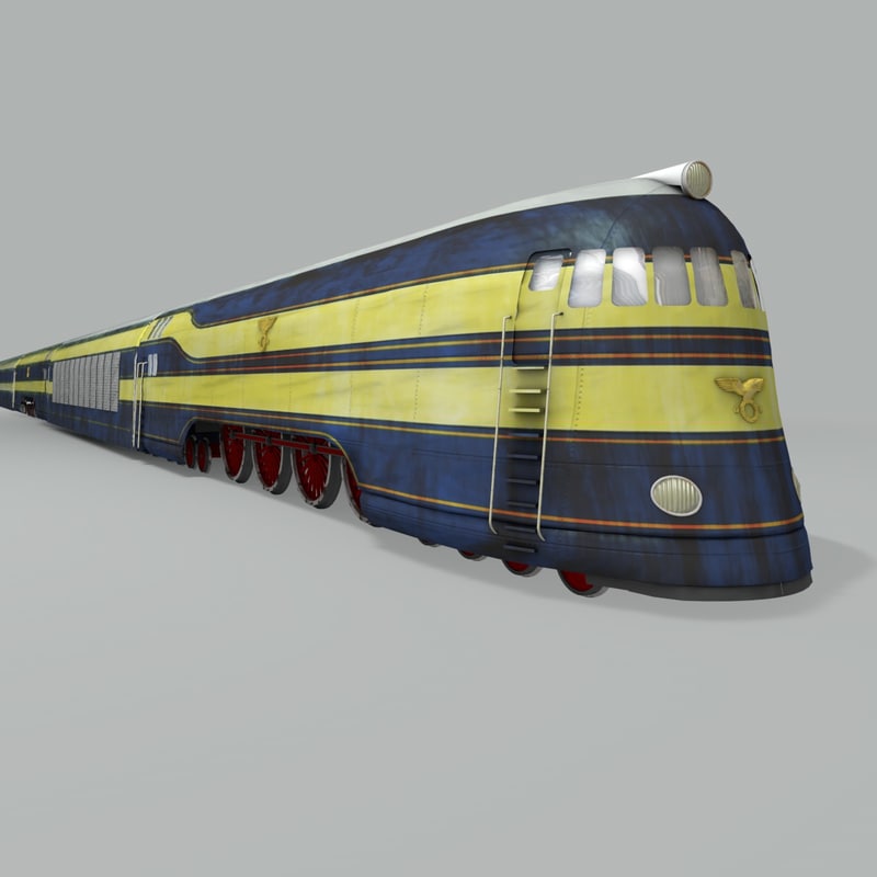 3d model speed giant train